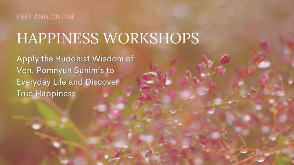 Happiness Workshop - Jungto Society