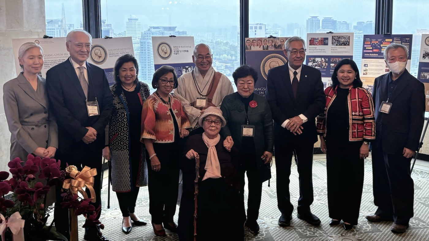 Ven. Pomnyun Sunim Speaks at Event to Honor Ramon Magsaysay Award ...